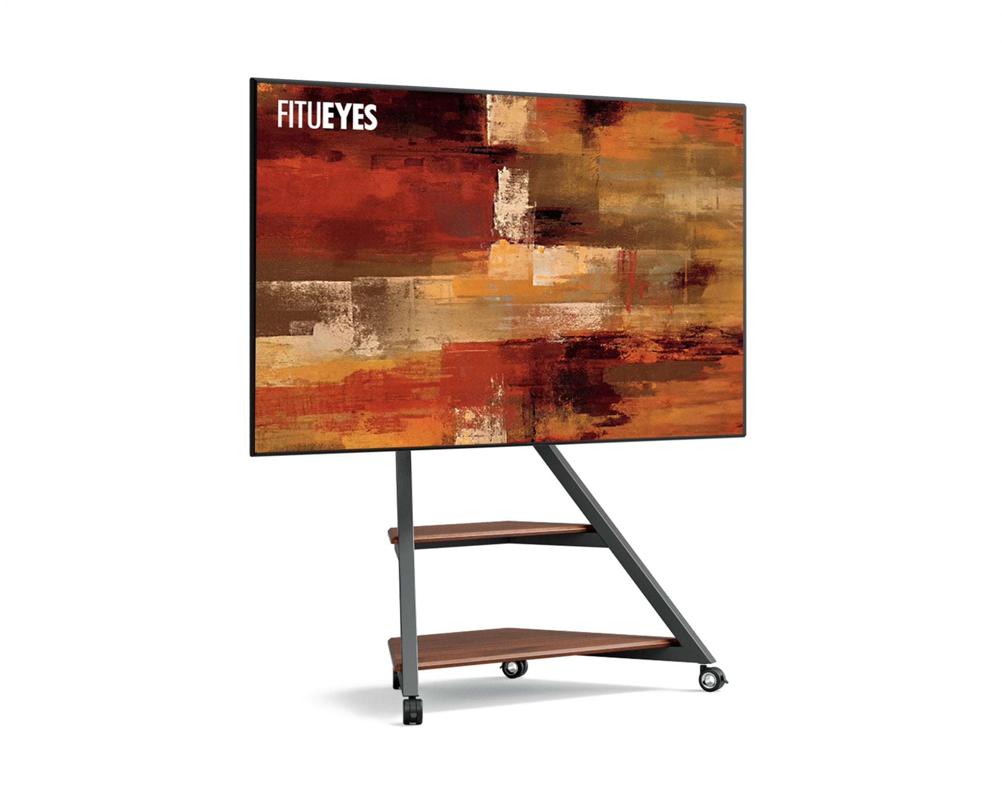 FITUEYES Boden-TV-Ständer mit Rollen - Eiffel V2 FT88 für 55-88 Zoll